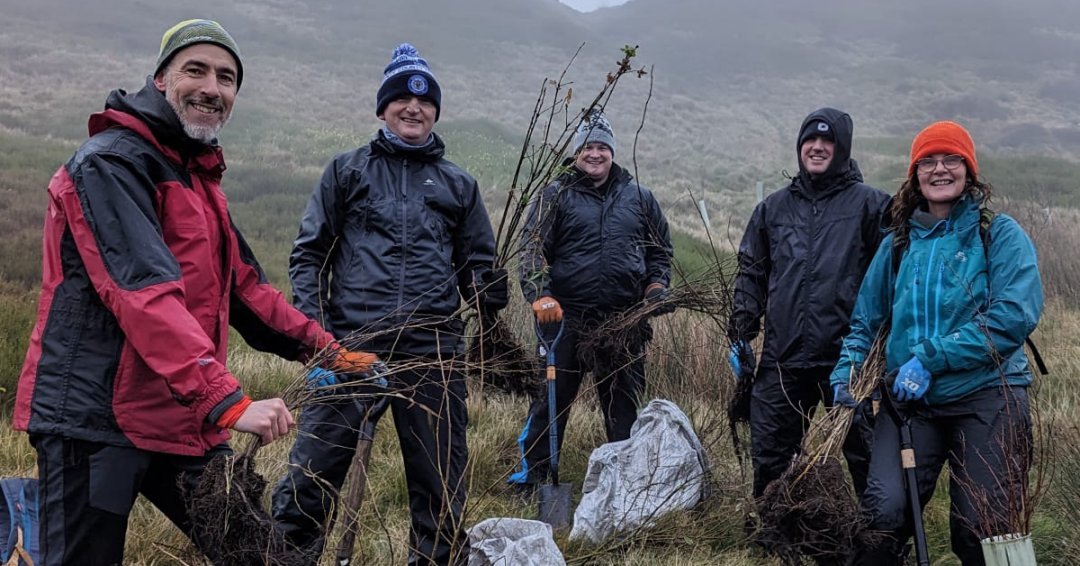 RSPB Tree Planting Volunteering Day